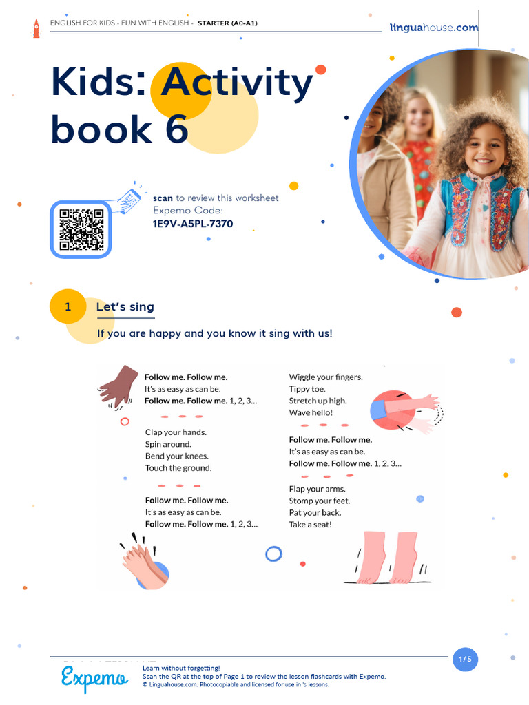 Kids Activity Book 6 British English Student A0 A1 | PDF