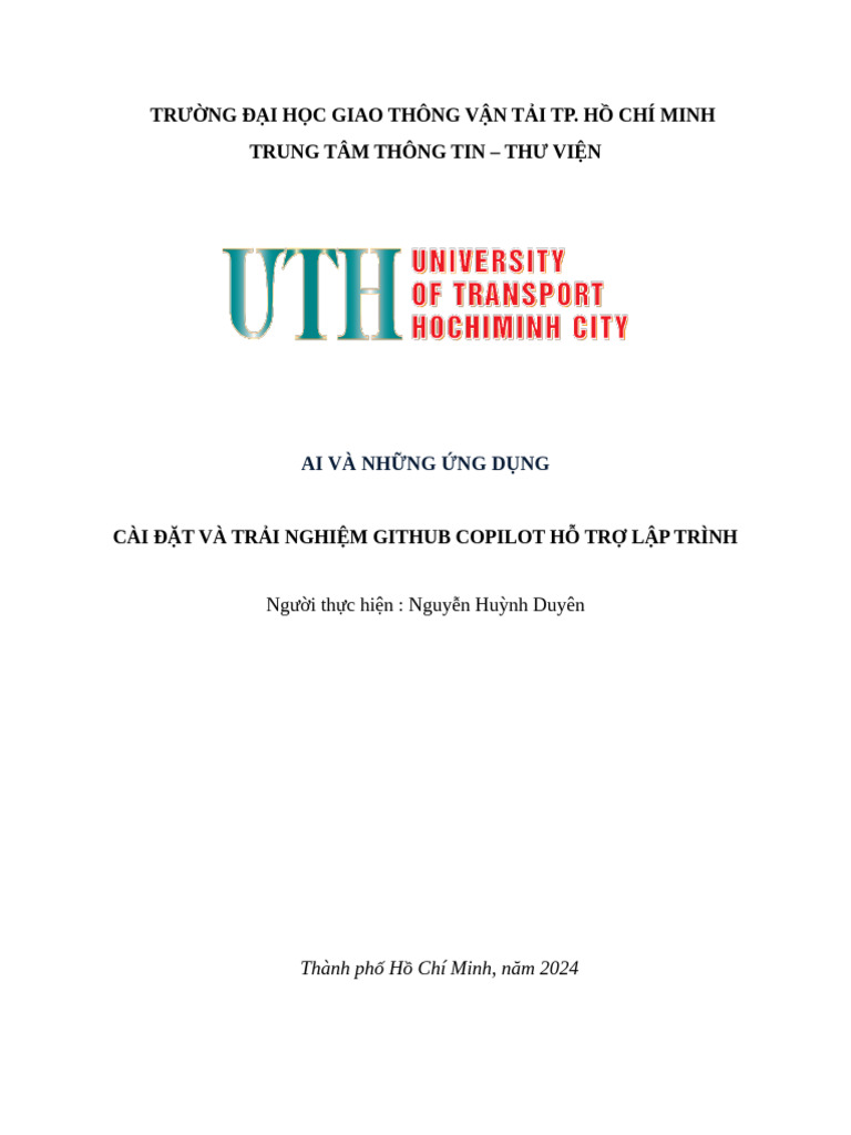 AI trong lập trình - Github Copilot | PDF