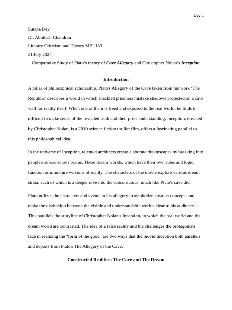 Lit Theory Cia 3 | PDF | Dream | Reality Lit Theory Cia 3 | PDF | Dream | Reality