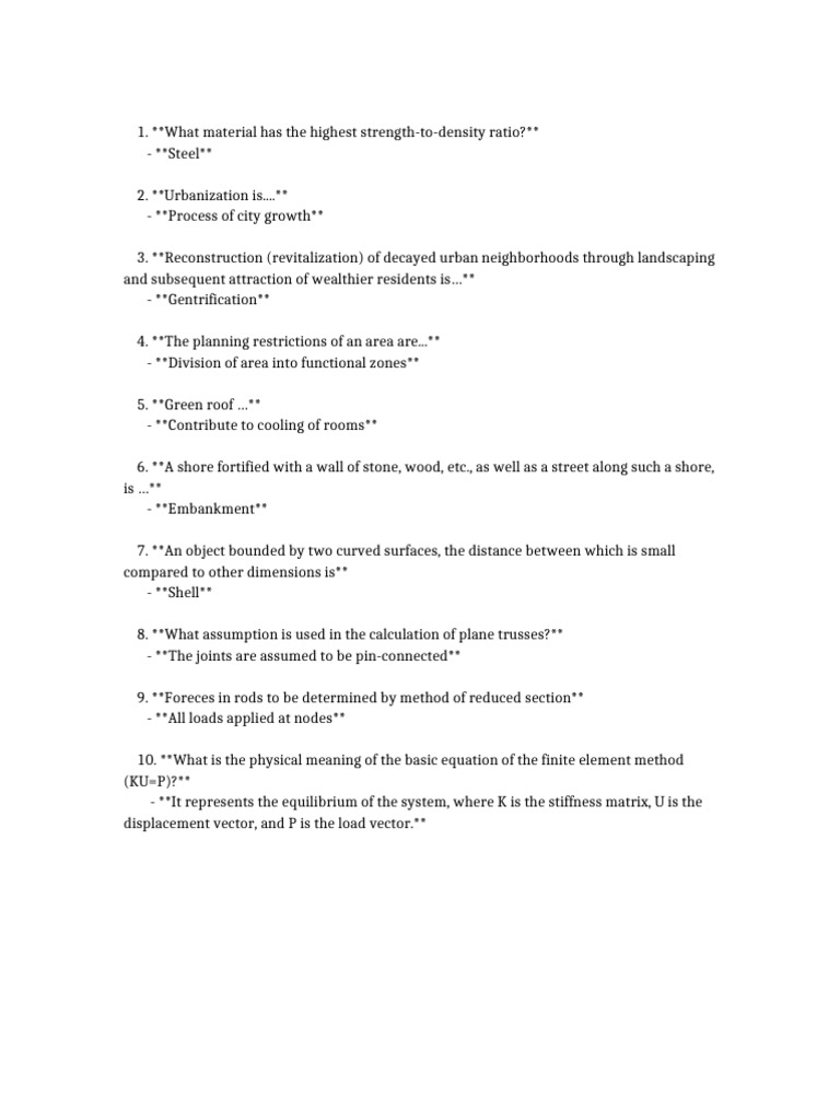 Civil Quiz With Answer | PDF