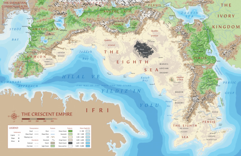 7th Sea - Maps - The Crescent Empire | PDF