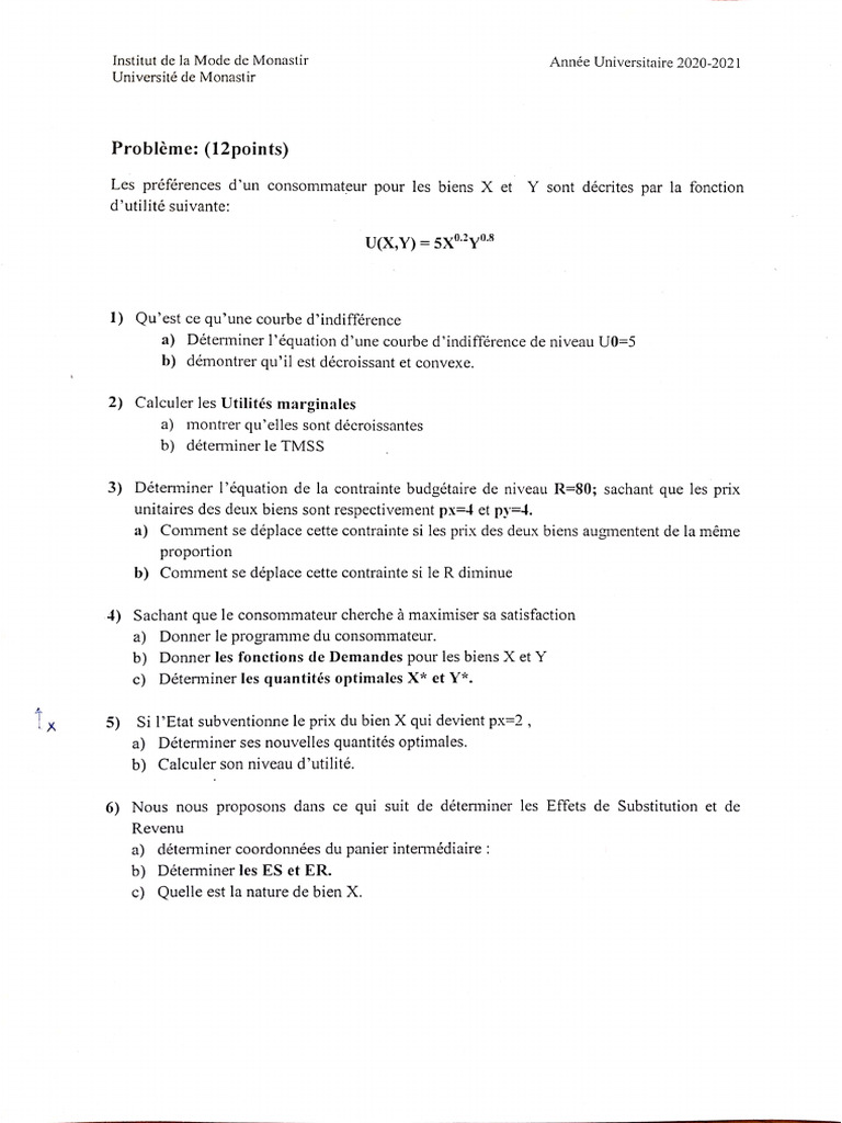 TD Eco Corrigé | PDF