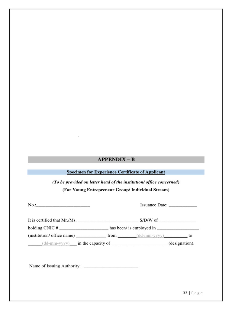 Final TORs For PSRP Phase-II (Experience Certifaicte) | PDF | Business