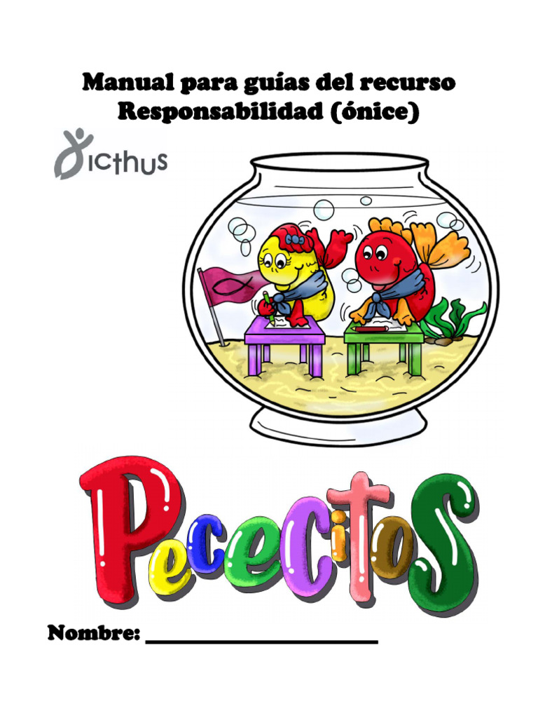 6 Guía+Pececito+Responsabilidad Onice | PDF | Lápiz | Acuario