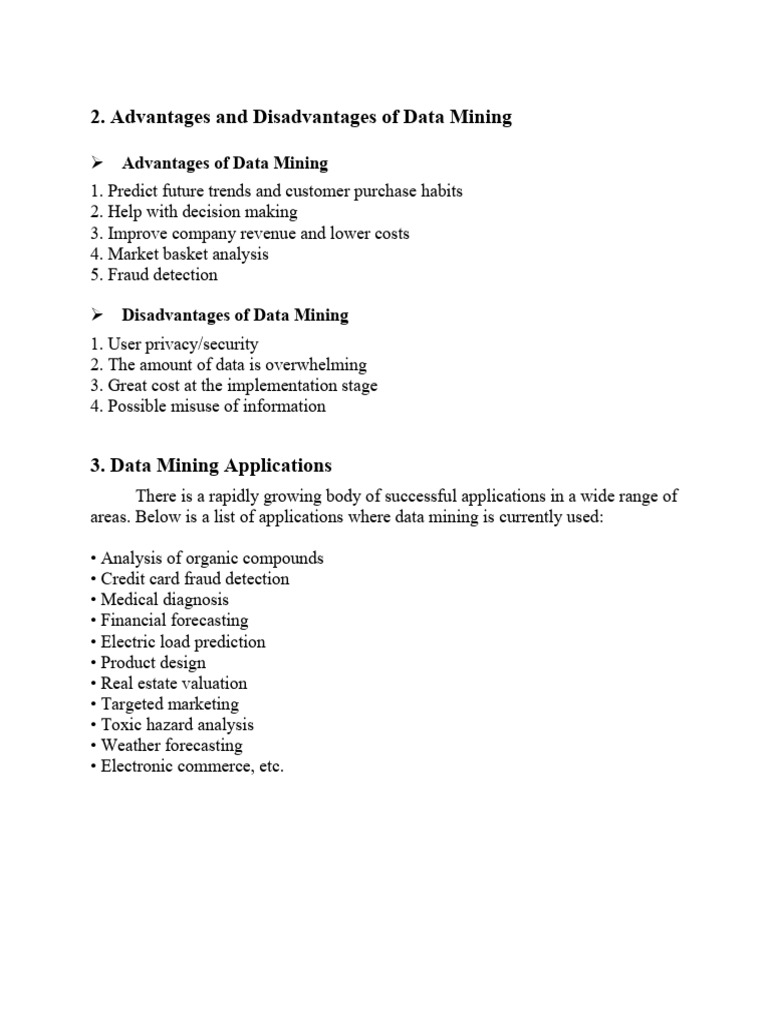2 - Data Mining and Warehousing - L2 | PDF | Data Mining | Regression Analysis