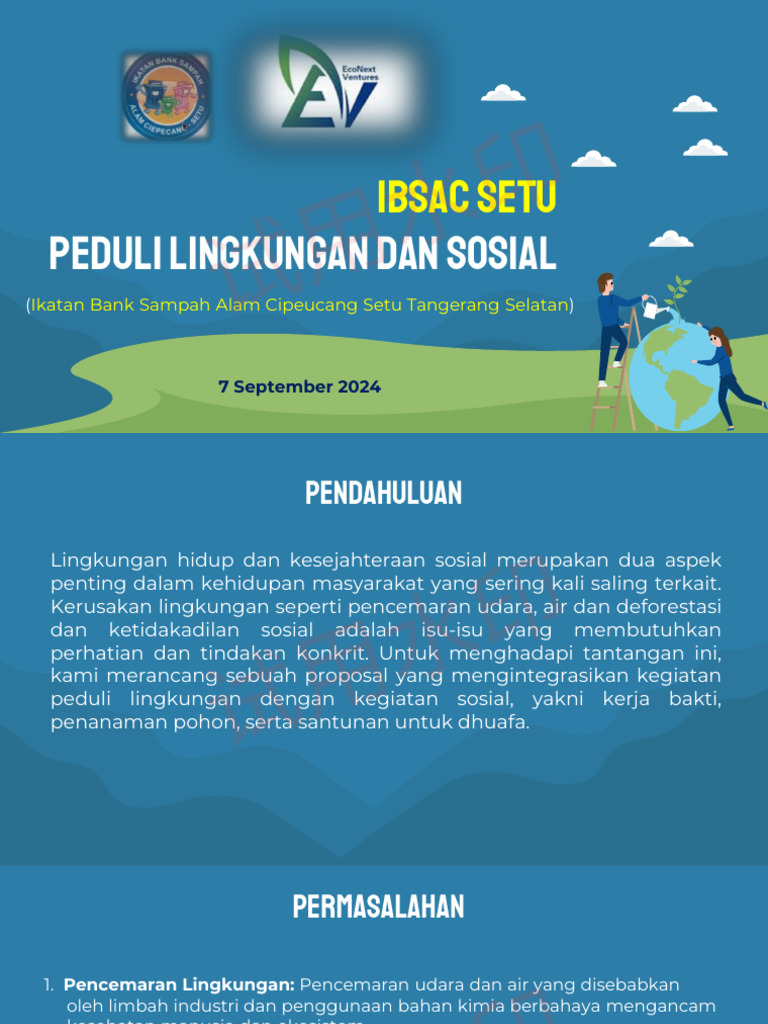 Proposal IBSAC Peduli V5 - 1 | PDF