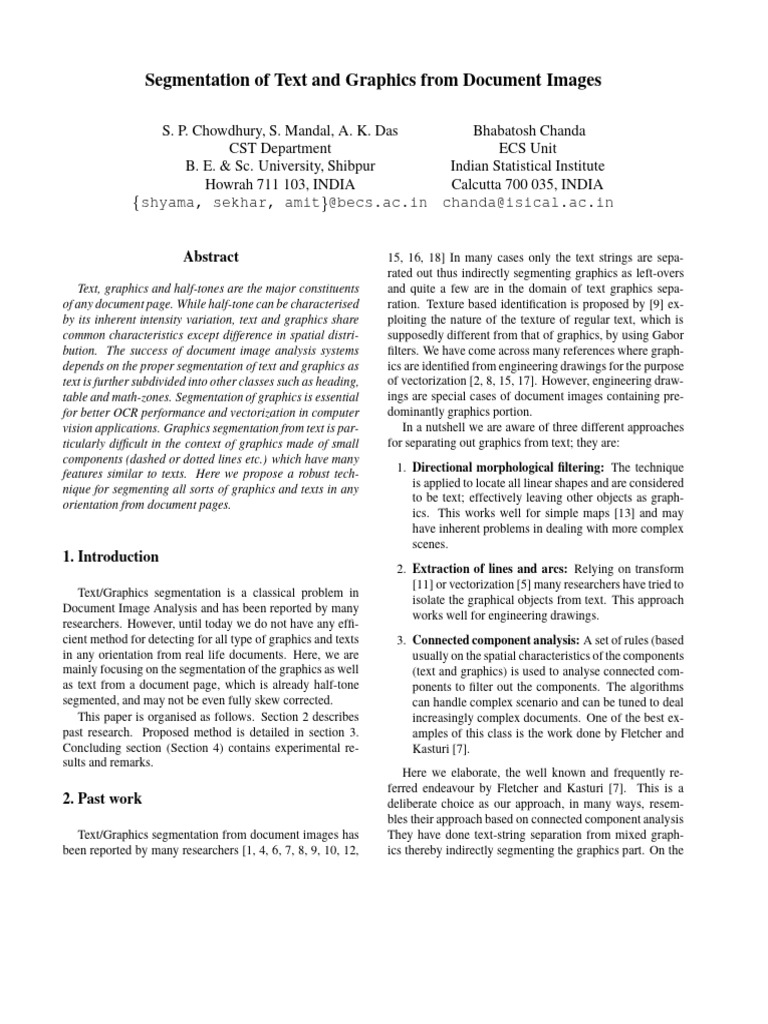 Chowdhury 2007 | PDF | Image Segmentation | Computer Vision