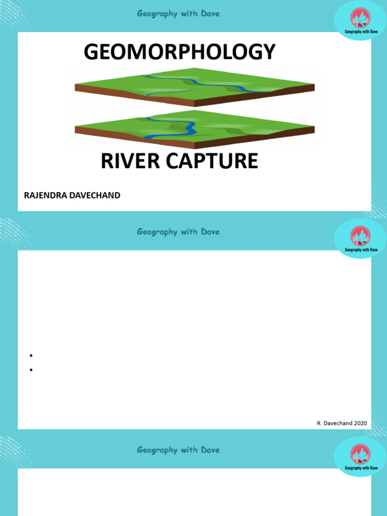 5 Geography Grade 12 River Capture PPT's | PDF | River | Stream