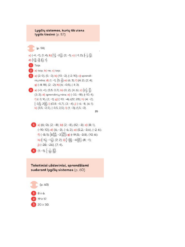 Atsakymai psl.57 | PDF