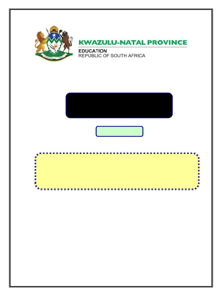 Final KZN Practise Paper 1 MG | PDF | Mathematical Objects ...