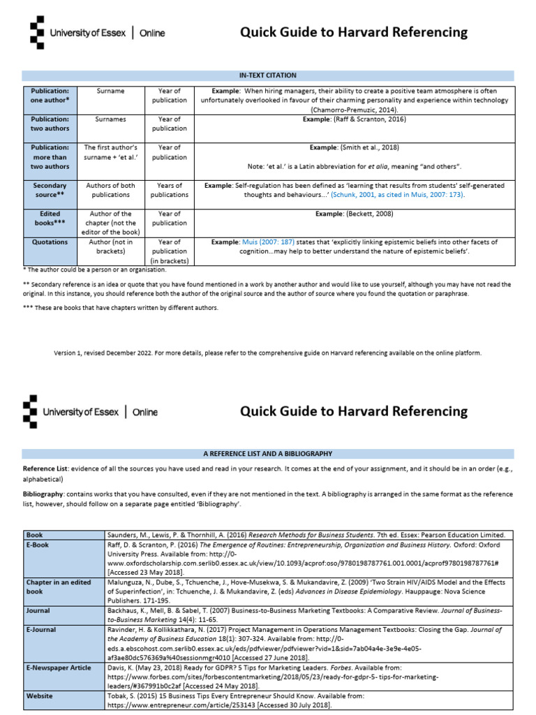 Quick Guide To Harvard Referencing | PDF | Foreign Language Studies | Art Quick Guide To Harvard Referencing | PDF | Foreign Language Studies | Art