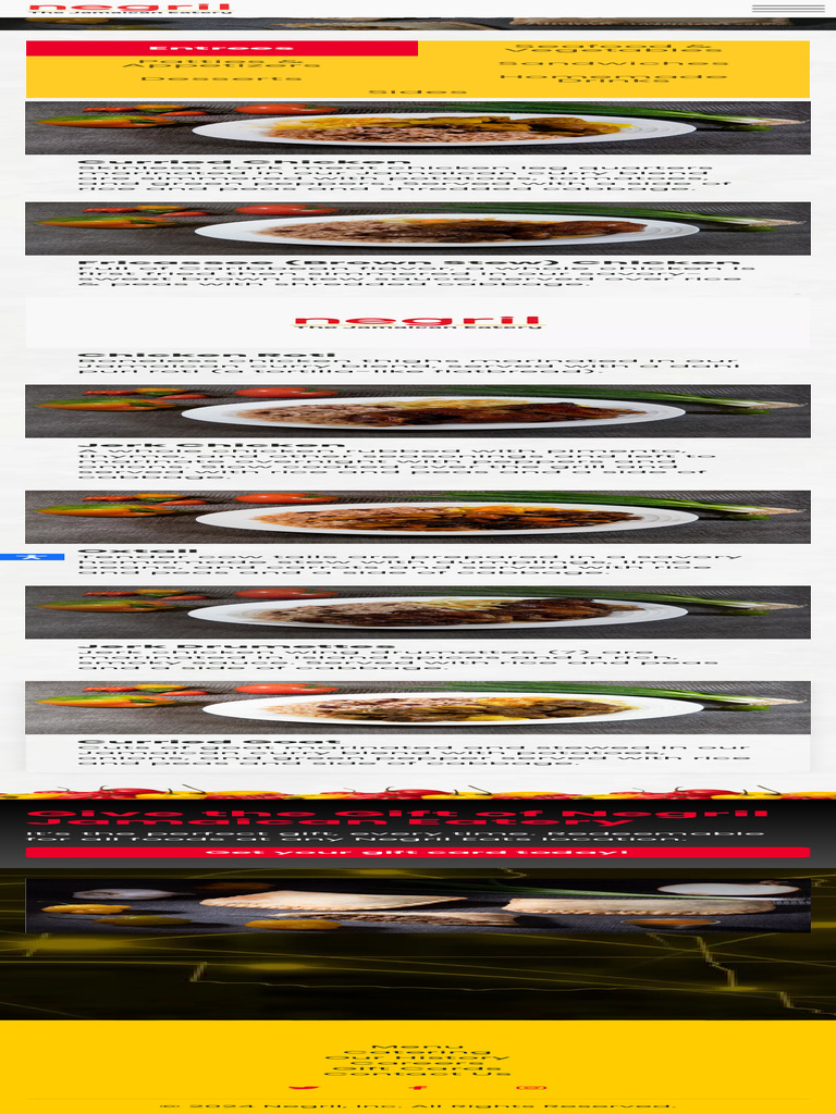 Menu - Negril - The Jamaican Eatery | PDF