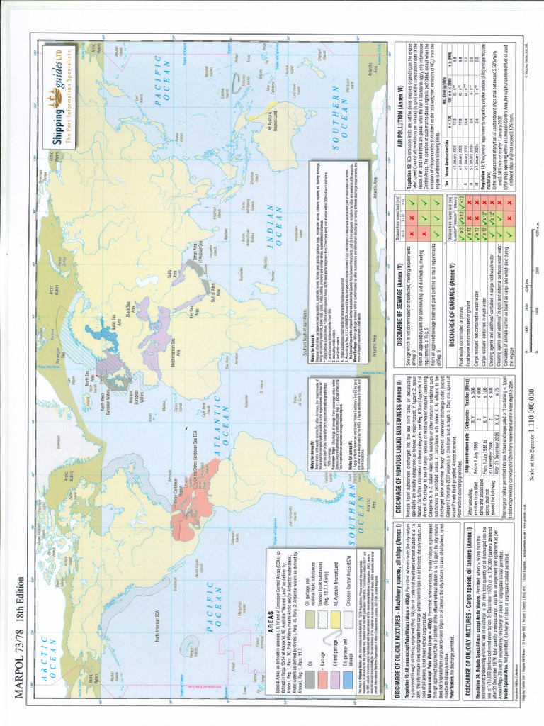 Map - Marpol 73-78 Special Areas (18th Edition) - 240526 - 020011 | PDF