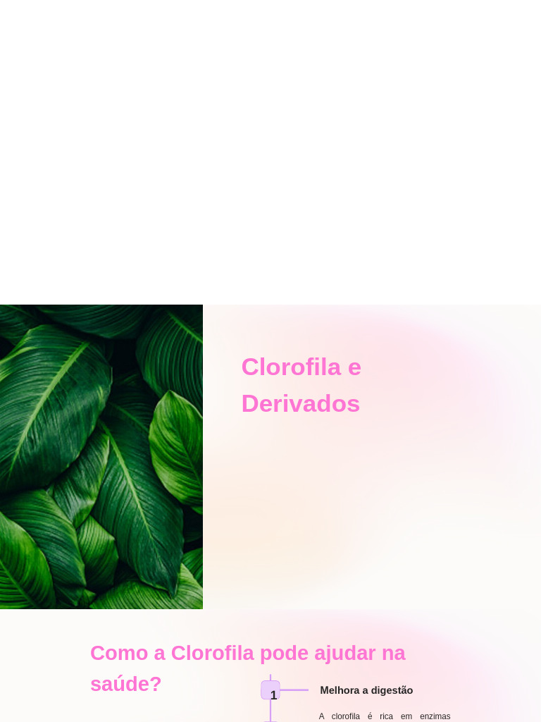 Benefícios da Clorofila e Flavonoides | PDF | Flavonoide | Antioxidante