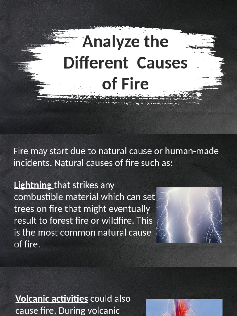 DRRR Causing of Fire | PDF | Fires | Wildfire