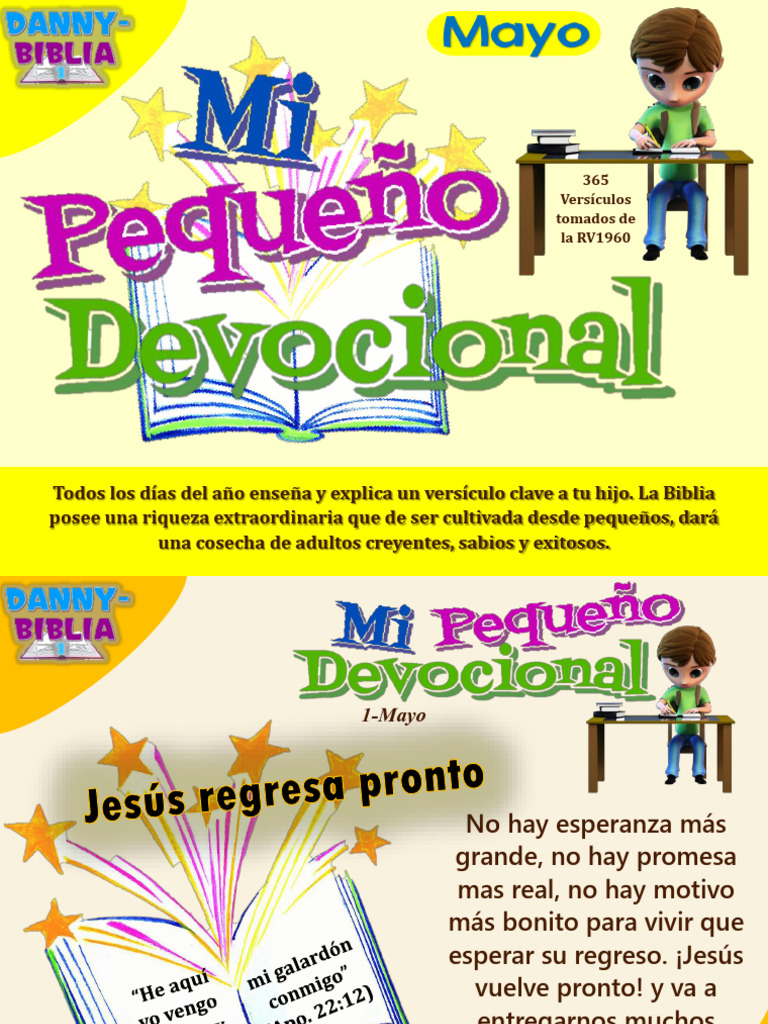 Mi Pequeño Devocional Mayo | PDF | Amor | Dios