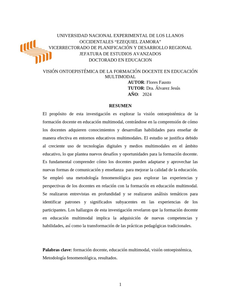 Fausto Flores Art 1 | PDF | Aprendizaje | Enseñando