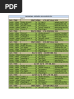 Fixtures - GDL Promotion League - 2024 | PDF | Sports | Team Sports
