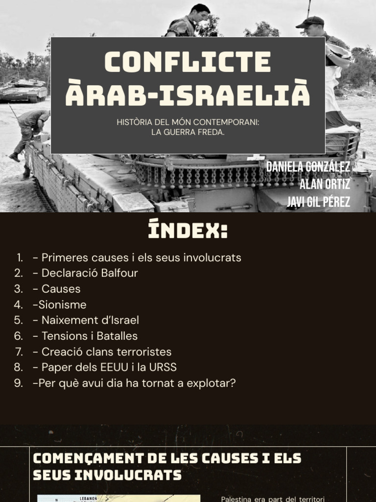 Conflicte Àrab-Israelià | PDF