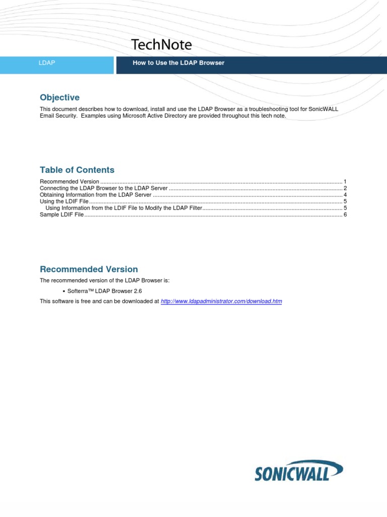 How To Use The LDAP Browser | PDF | Active Directory | Computer Networking