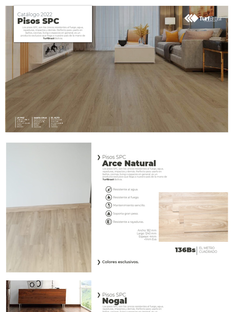 Catálogo Pisos SPC Mayo | PDF