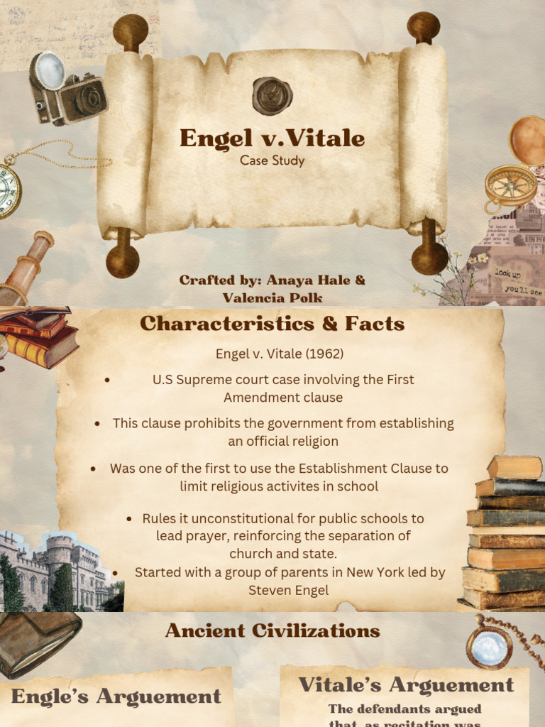 Engel v. Vitale: Landmark Prayer Case | PDF | Establishment Clause ...