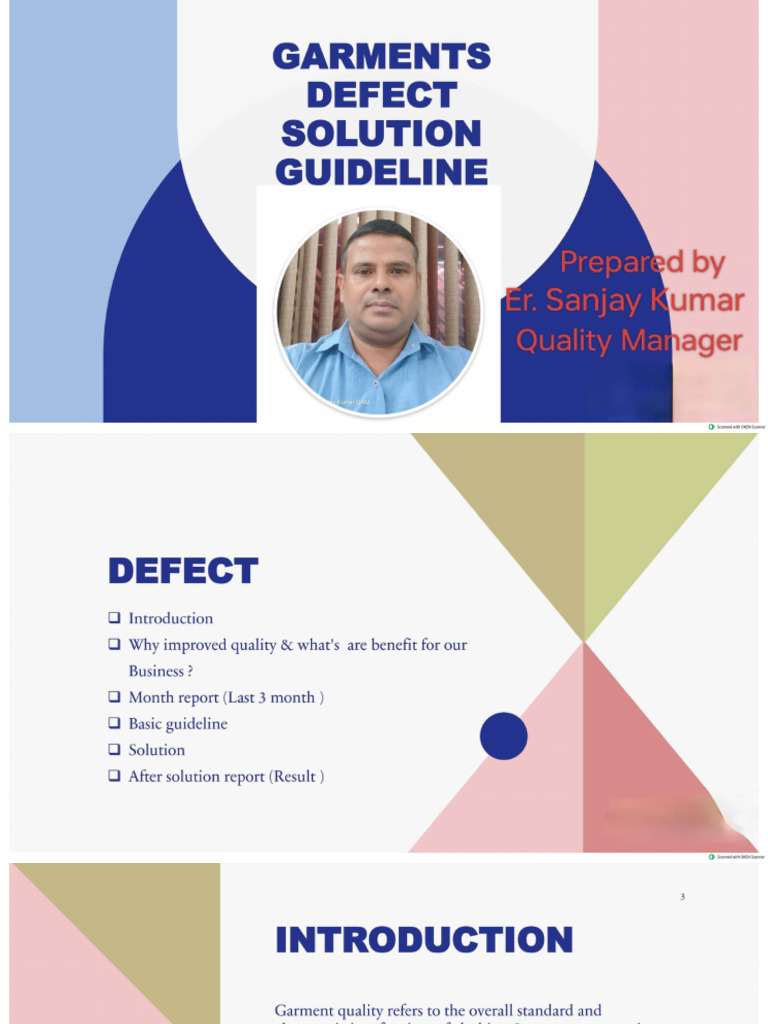 Garments Defect Solution Guideline-1 | PDF