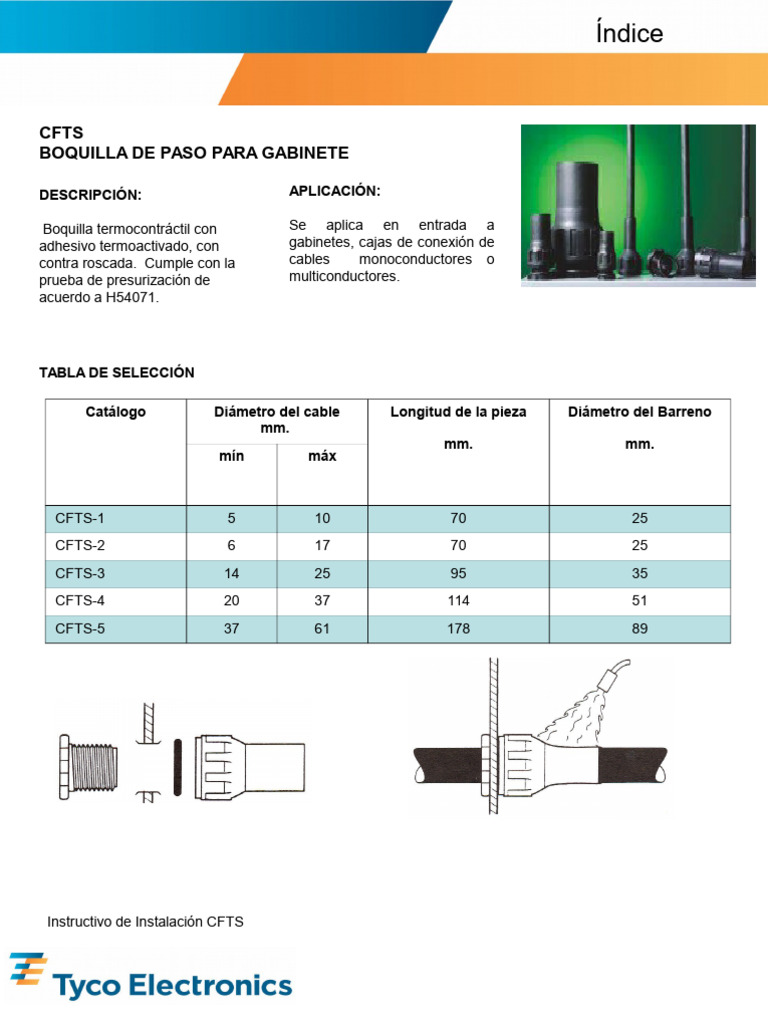 Catalogo de Productos Raychem-11-20 | PDF | Conector eléctrico | Aluminio