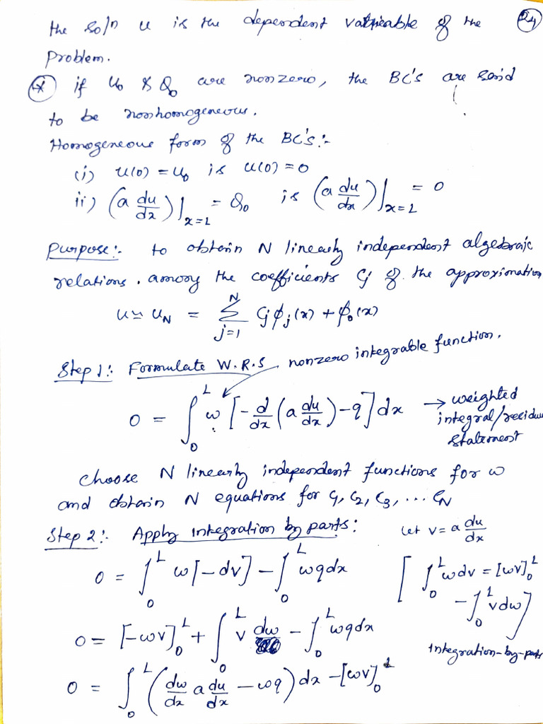 Linear Algebra Boundary Conditions | PDF