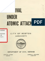 Surviving Conventional Nuclear Attacks | PDF | Nuclear Weapons | Radiation
