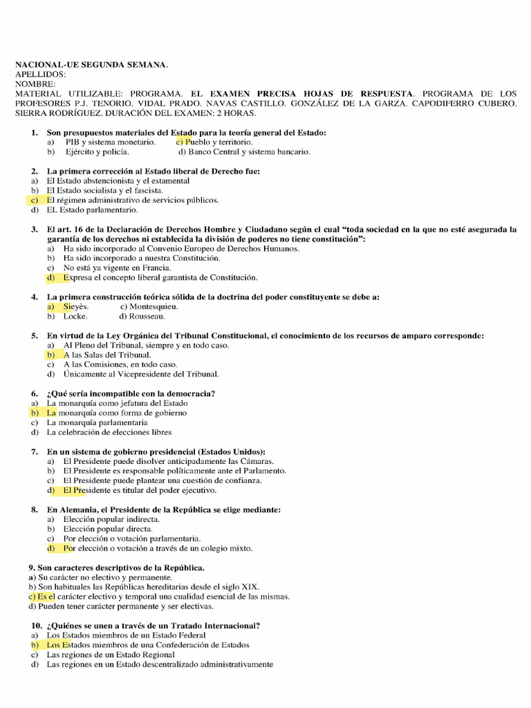 Examen Tec Segunda Semana Febrero 2023 | PDF