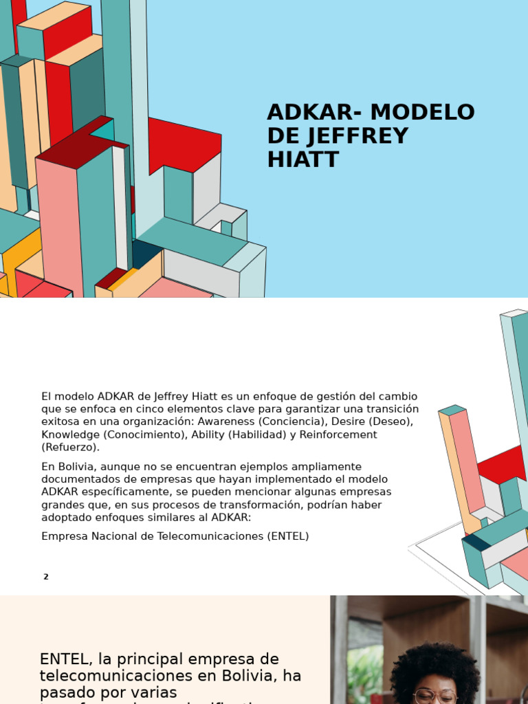Modelo ADKAR de Jeffrey Hiatt en ENTEL | PDF | Negocios