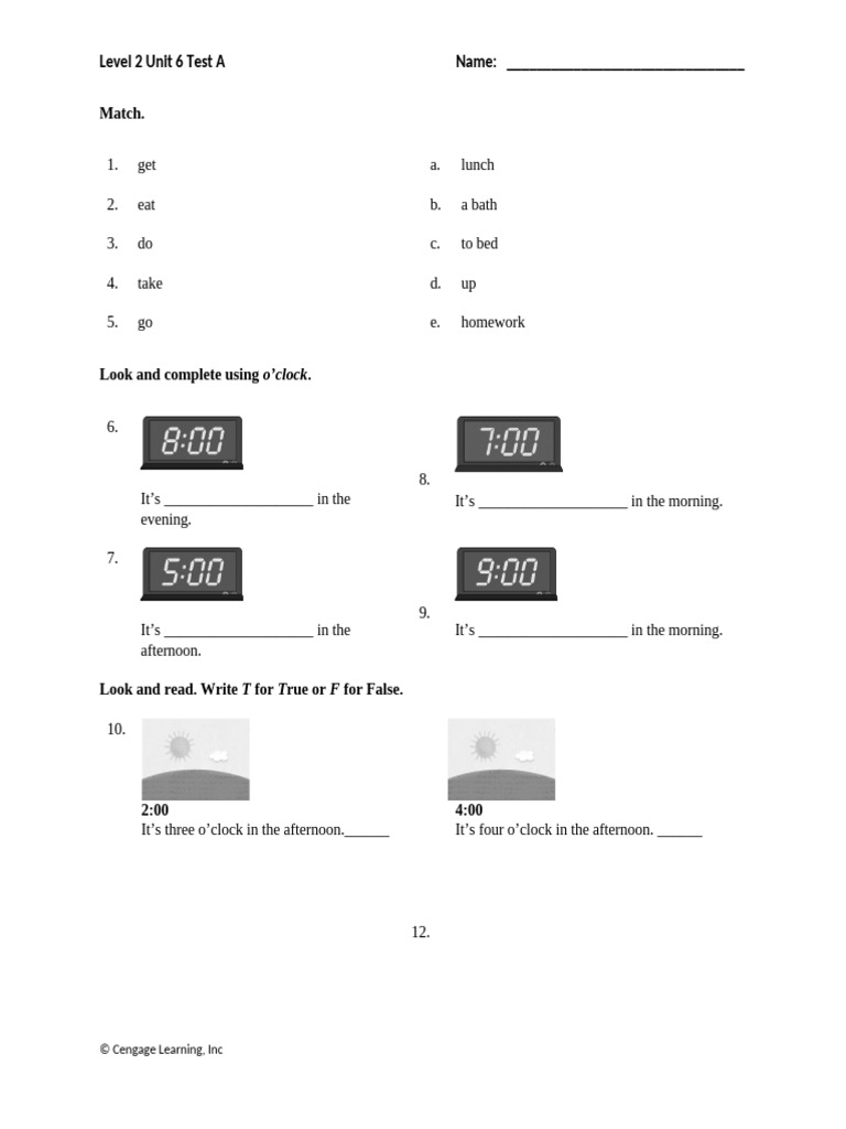 imagine_l2_unit6_testa | PDF | Meal | Cuisine