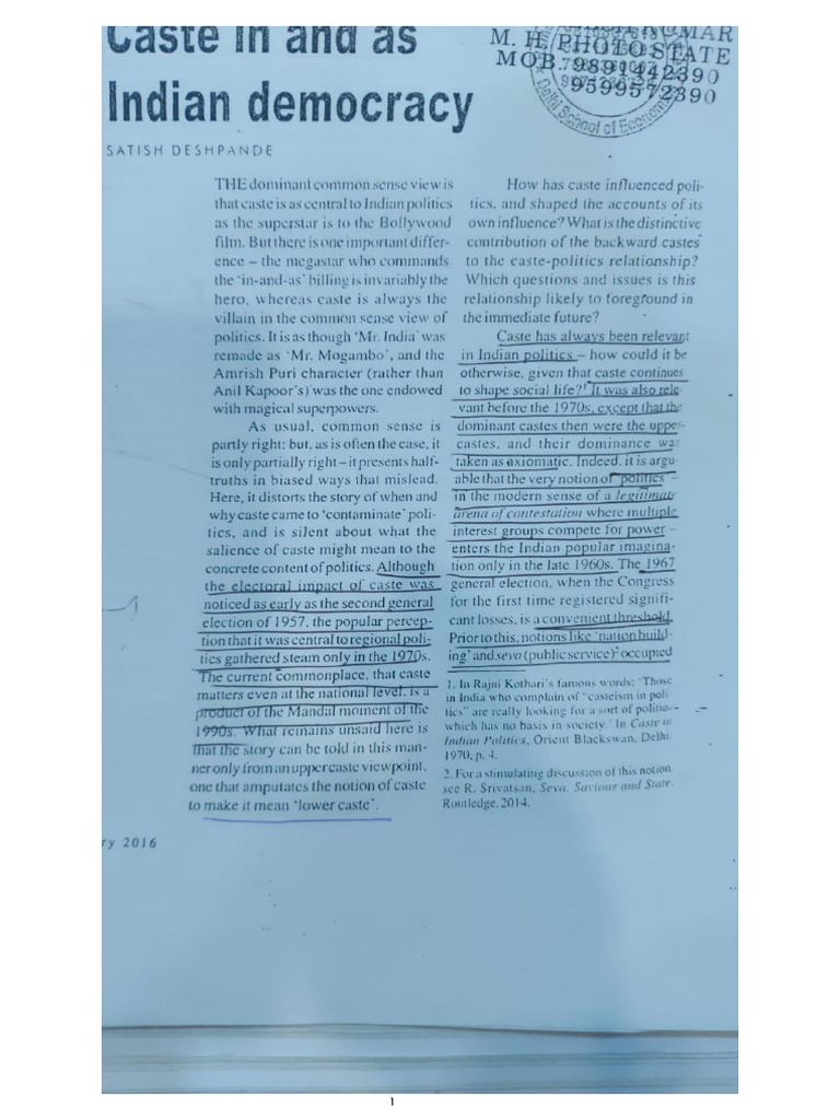 Satish Deshpande | PDF