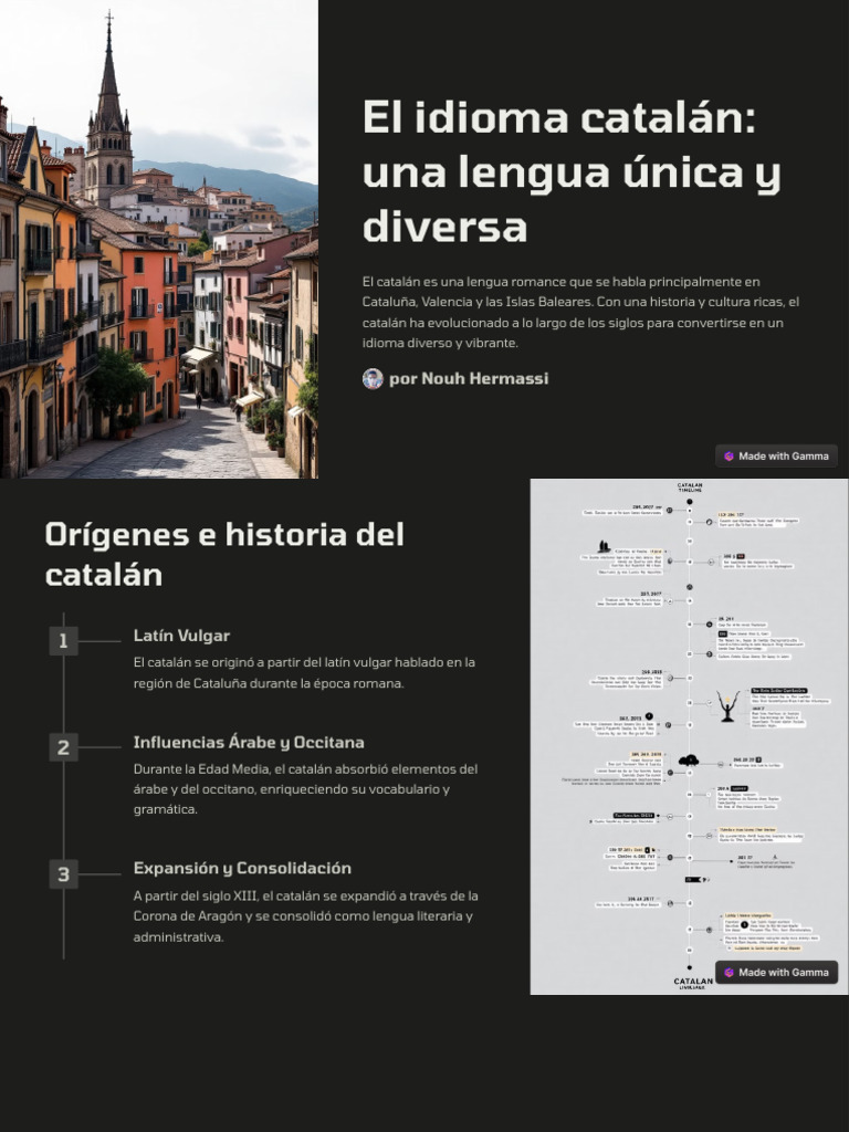 Historia y Diversidad del Catalán | PDF | Comunicación humana | Idiomas