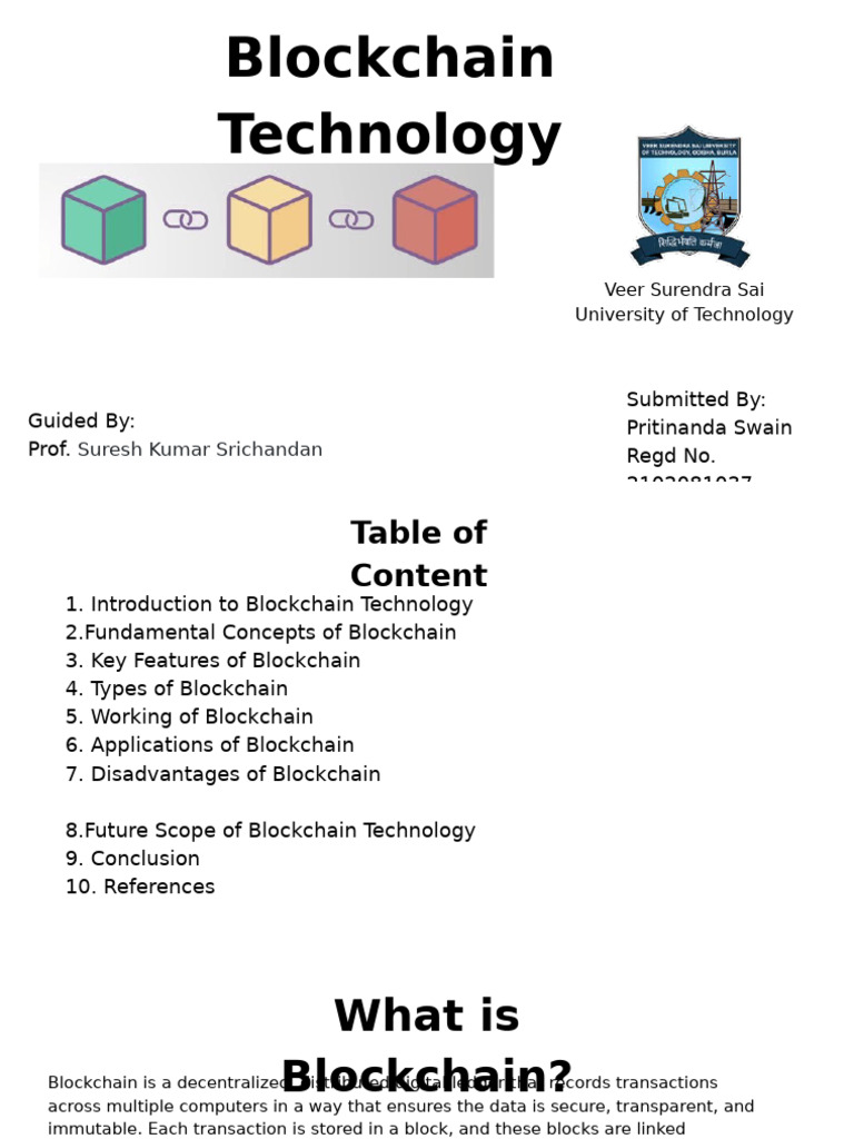 BlockChain Technology | PDF | Database Transaction | Cryptocurrency