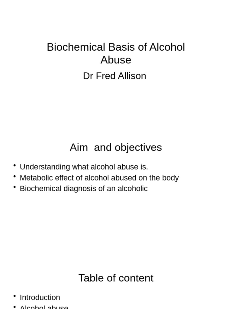 Alcohol Abuse | PDF | Nicotinamide Adenine Dinucleotide | Pyruvic Acid