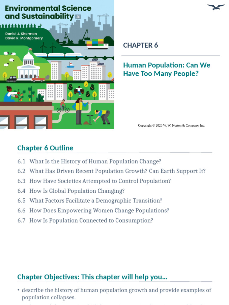 Ch6-Human Population | PDF | Total Fertility Rate | Environmental ...