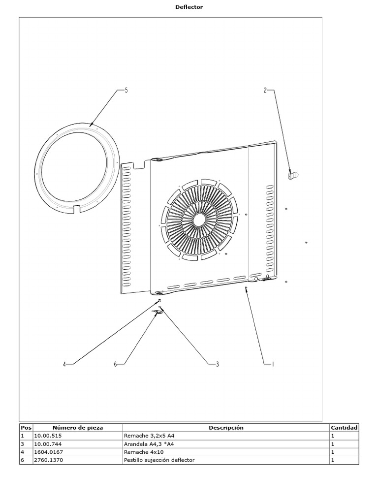 Deflector Cabina | PDF