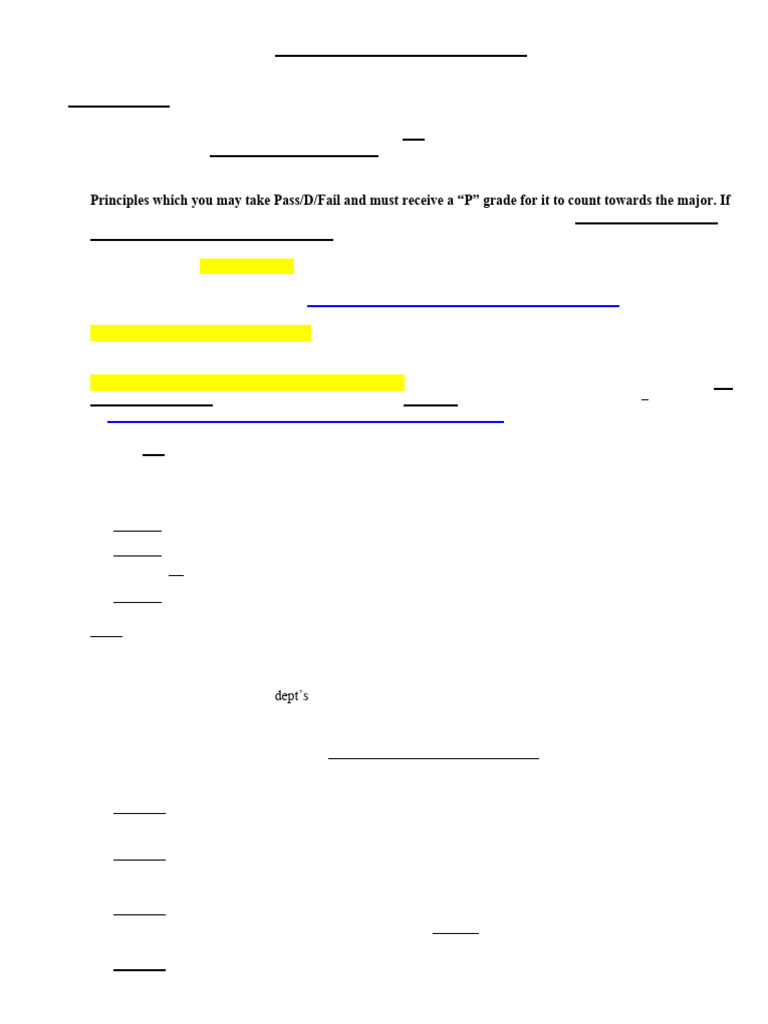 Financial Economics Major Checklist | PDF | Economics | Macroeconomics