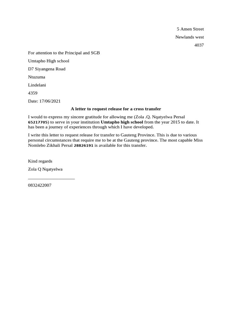 Release Letter | PDF