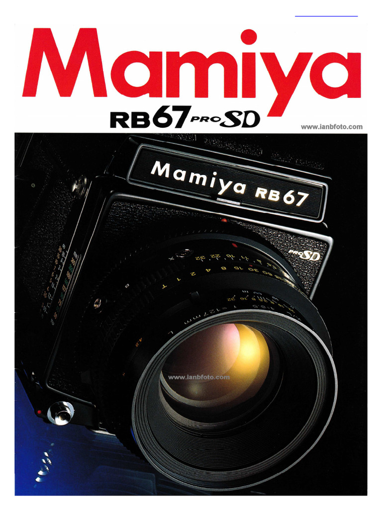 Mamiya RB67 ProSD Brochure | PDF