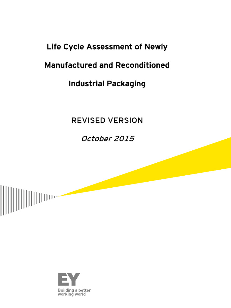 Life Cycle Assessment of Industrial Packaging | PDF | Human Impact On ...