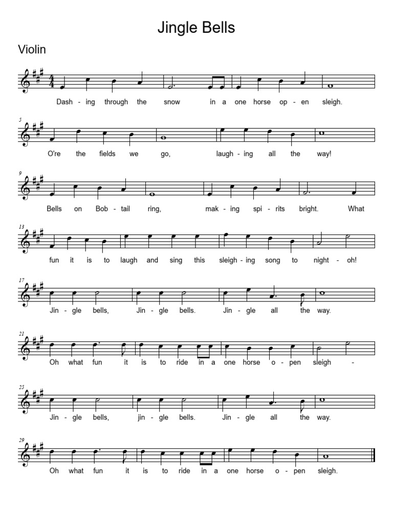 Jingle Bells - Beginner | PDF | Quotations | Blackface Minstrelsy