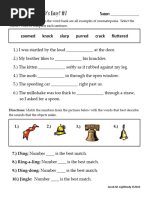 English Commands & Requests Worksheet | PDF
