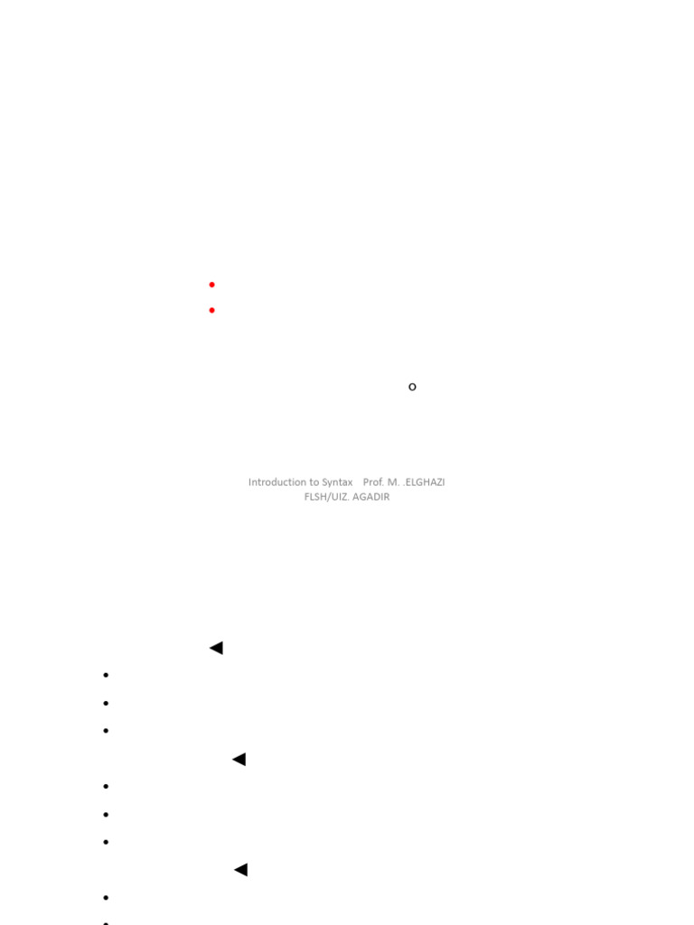Online Lecture 6 Syntactic Representation | PDF | Phrase | Syntax