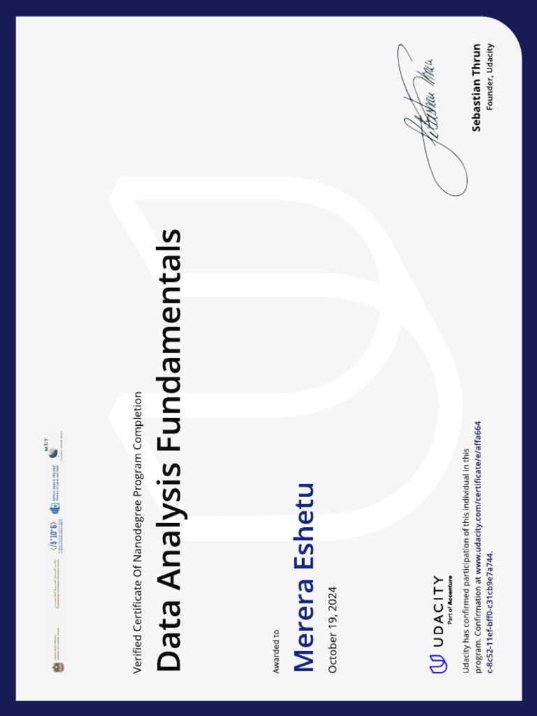 Merera Certificate | PDF