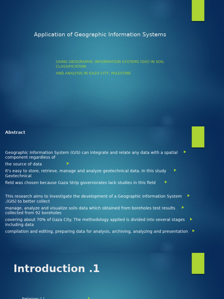 Application of Geographic Information Systems | PDF | Geographic ...