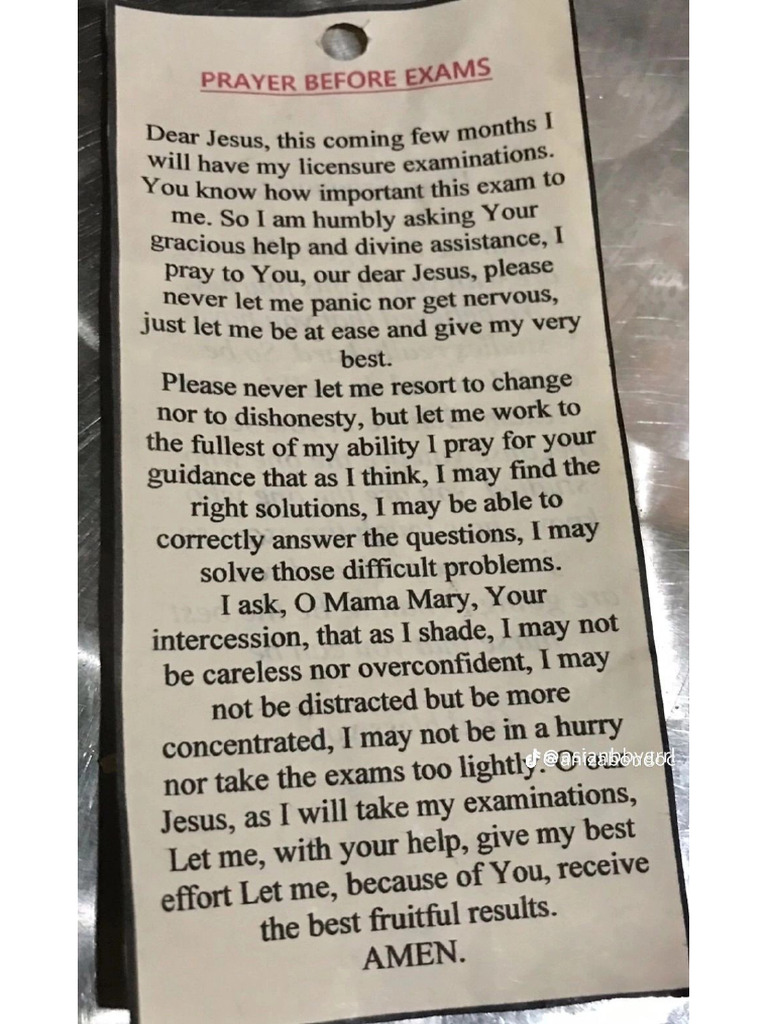 Prayer Before Boards | PDF