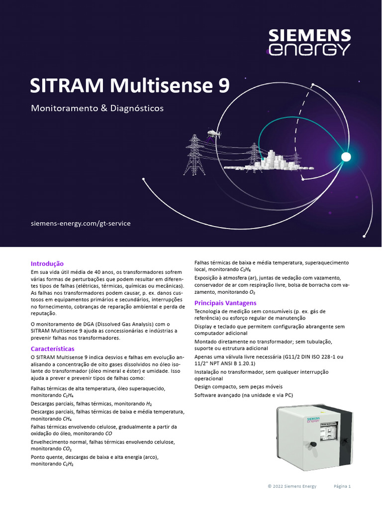 SITRAM Multisense 9 - Fact Sheet | PDF | Umidade